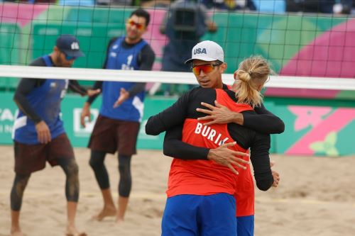 Lima 2019: Mark Burik y el potente saque en el vóley playa masculino ...