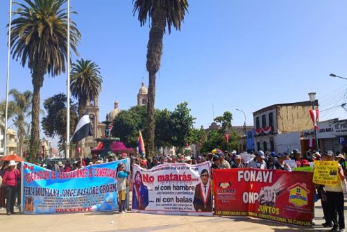 Movilización en la ciudad de Tacna se desarrolló en forma pacífica ...