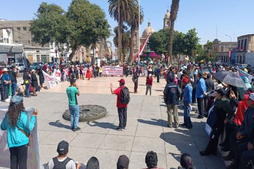 Movilización en la ciudad de Tacna se desarrolló en forma pacífica ...