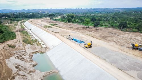 El Niño: en Tumbes culminan las obras de defensas ribereñas en río ...