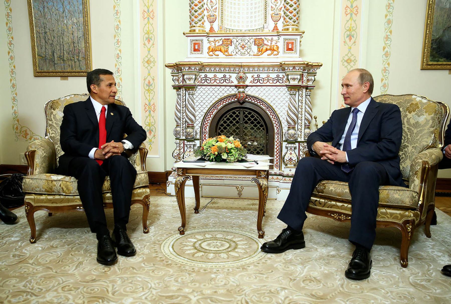President Humala underlines strong relations between Peru, Russia ...