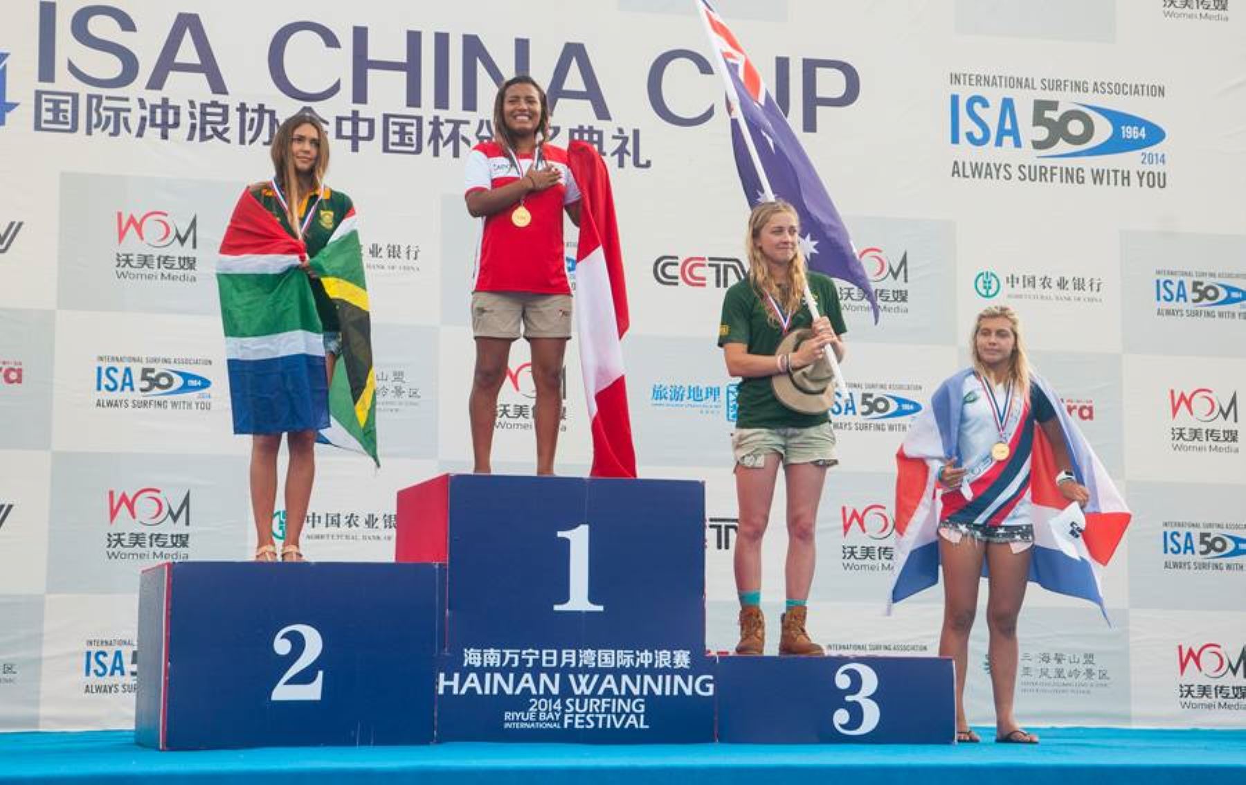 Surfista peruana Miluska Tello campeonó en ISA China Cup 2014 ...