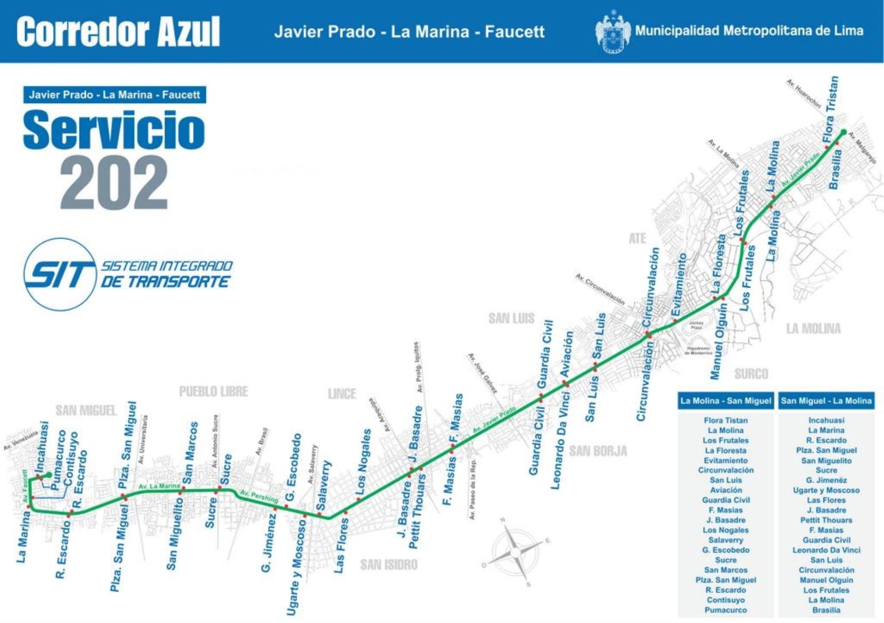 Corredor Javier Prado empezará con viajes gratuitos solo este fin de ...