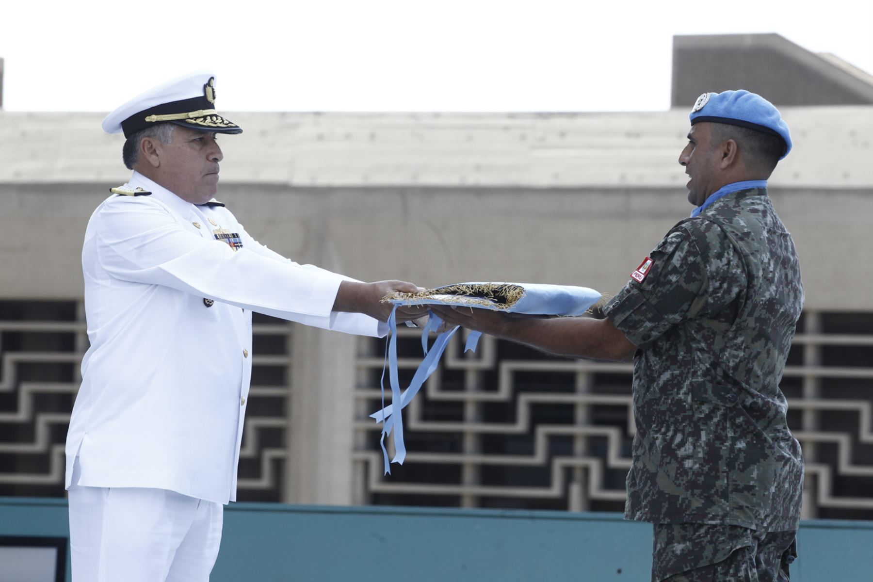 Farewell Ceremony for Peruvian UN Blue Berets contingent | News ...