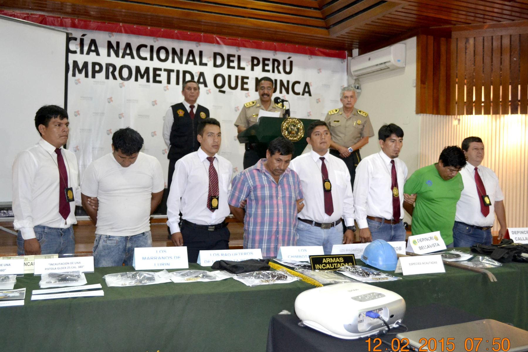 Policía detuvo a integrantes de 12 bandas criminales en Lima | Noticias ...