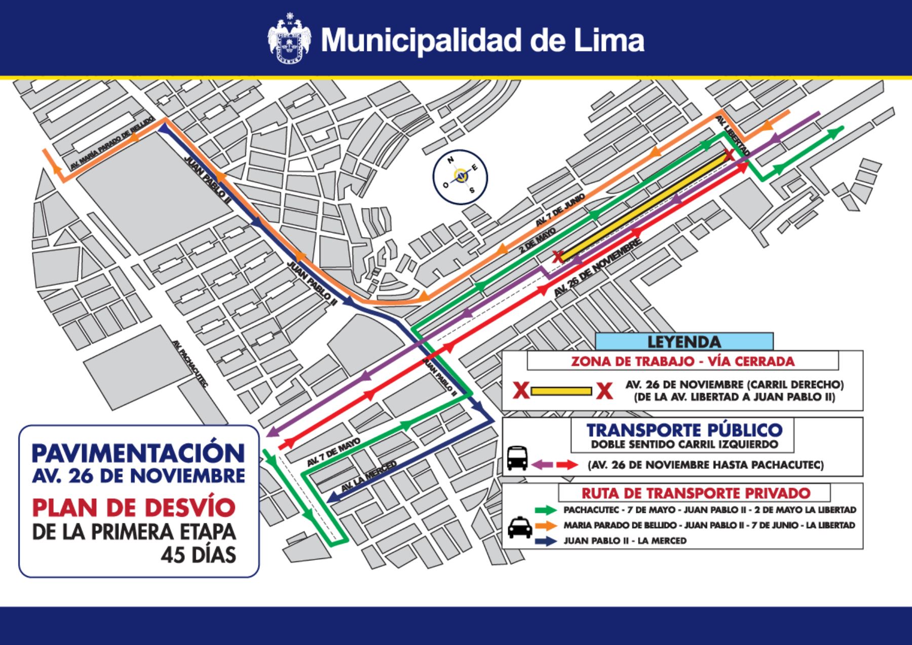 Construirán 46 mil metros de pistas y veredas en Villa María del ...