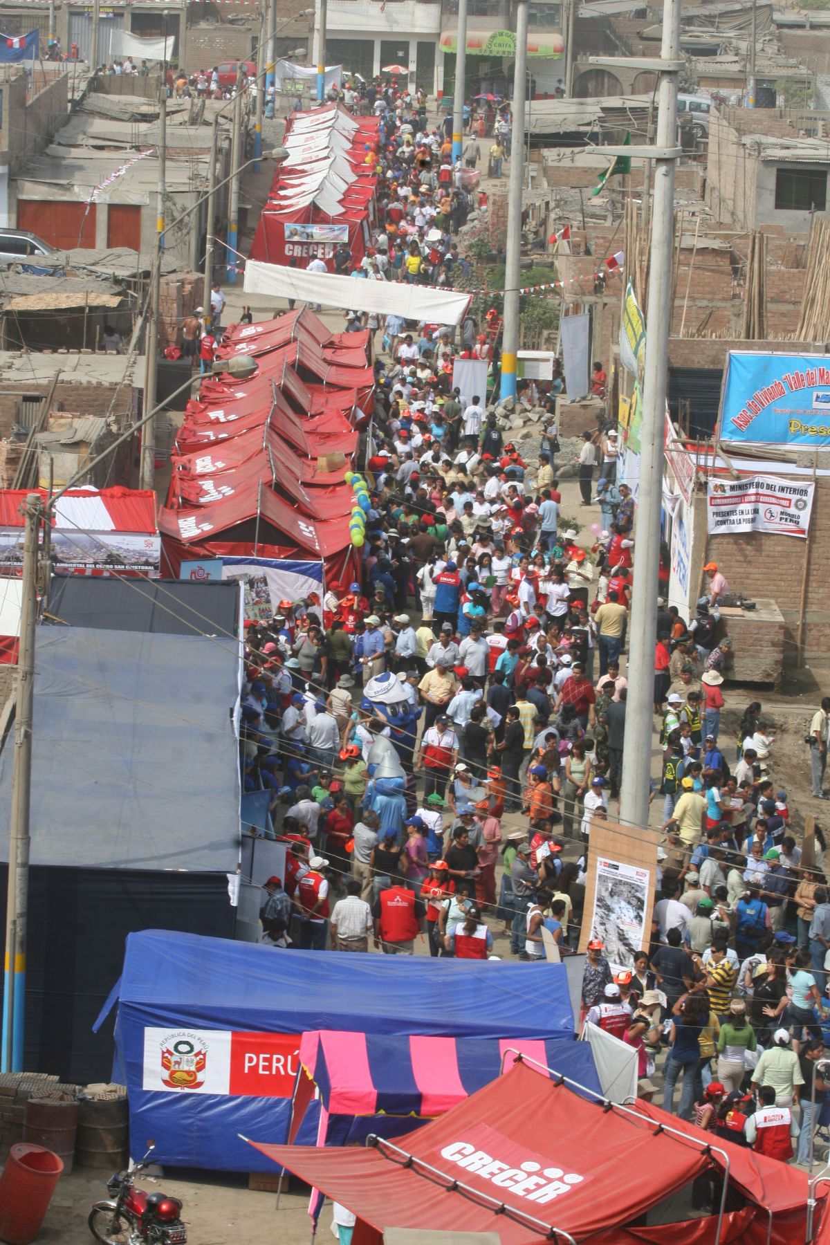 Módulo Perú Crecer se instaló en asentamiento humano Valle del Mantaro ...