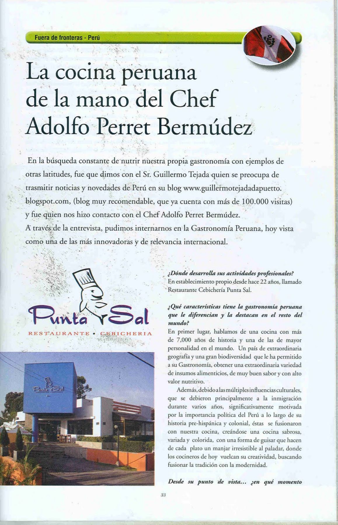 Cocina peruana ha evolucionado en presentación y es más atractiva ...