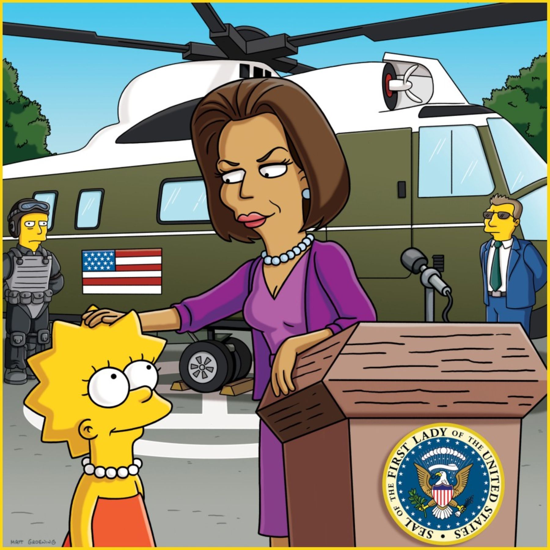 Michelle Obama aparecerá en próximo capítulo de Los Simpson | Noticias ...