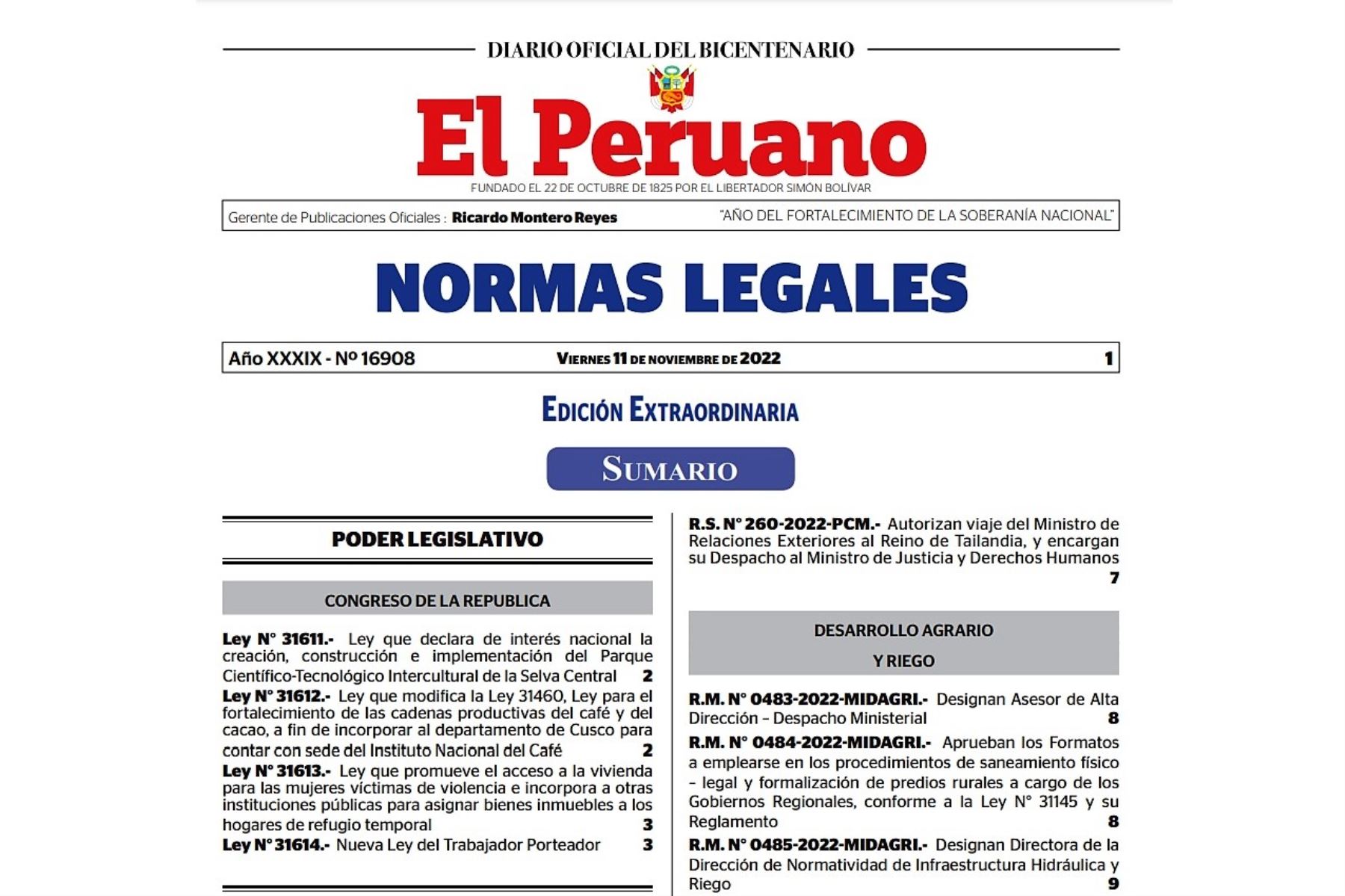 Publican la Nueva Ley del Trabajador Porteador en edición ...