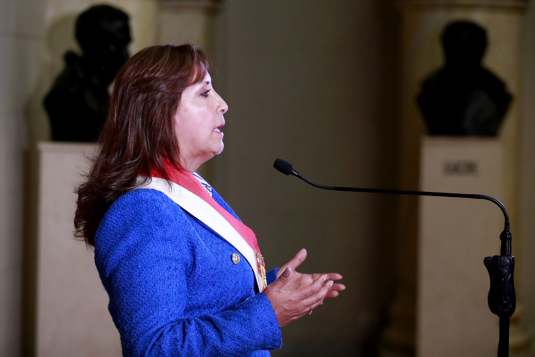 Presidenta de la República, Dina Boluarte, brindó Mensaje a la Nación ...