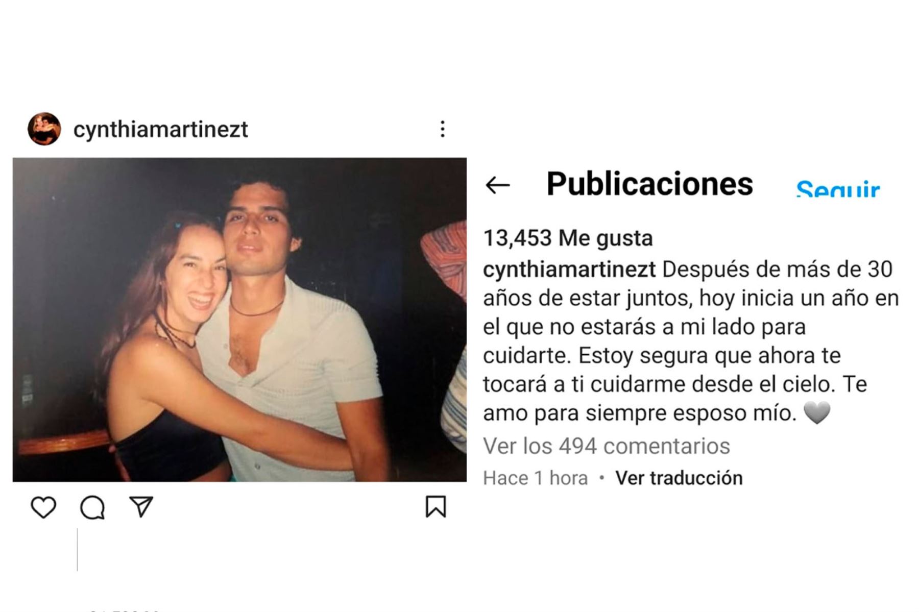 Cynthia Le Dedica Mensaje A Pedro Suárez Vértiz Ahora Te Toca
