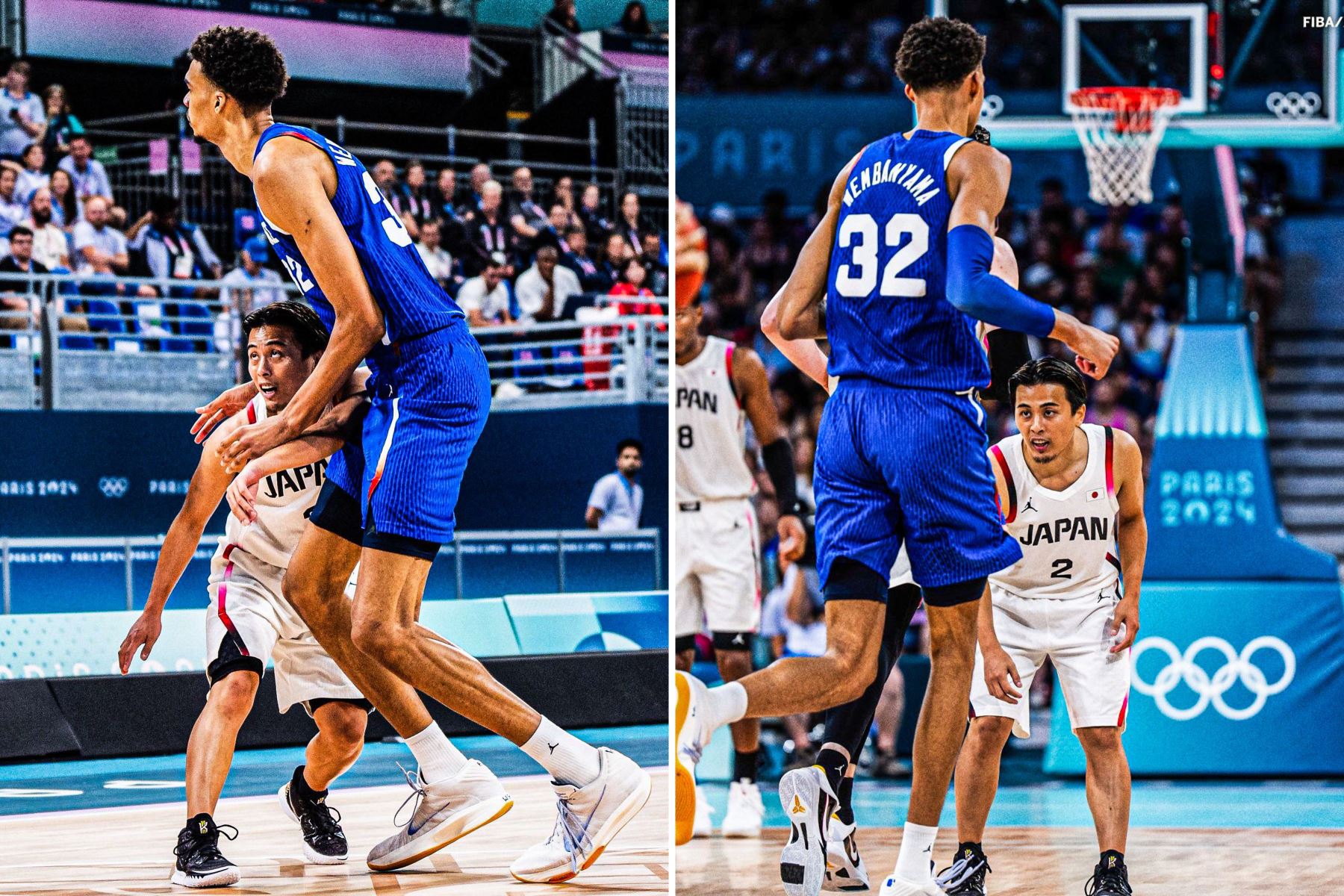 David vs Goliat: La increíble diferencia de tamaño entre Yuki Togashi y Victor Wembanyama ...