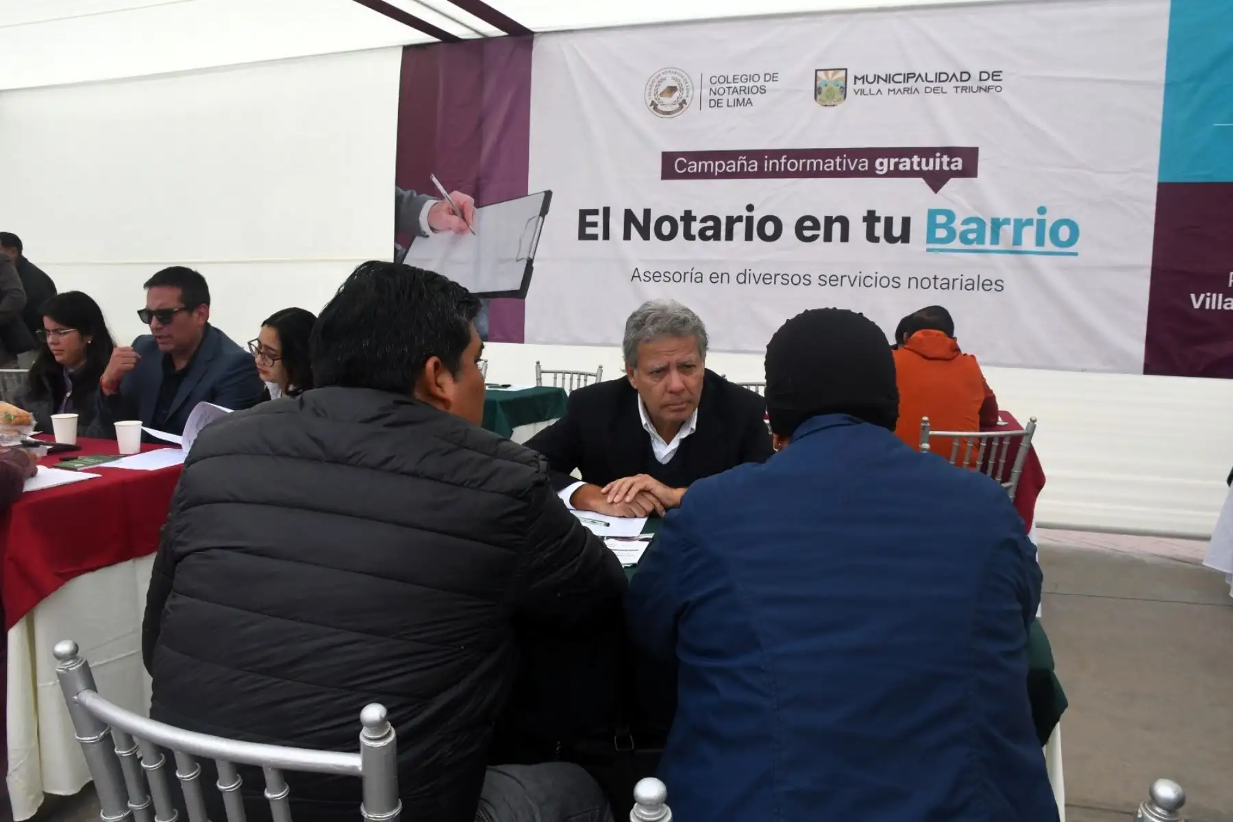 VMT: cerca de 200 consultas gratuitas atendió campaña 'El Notario en tu Barrio'