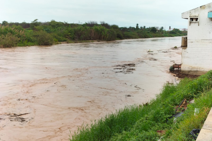 LLuvias en Tumbes: río se desborda e inunda 130 hectáreas de banano ...