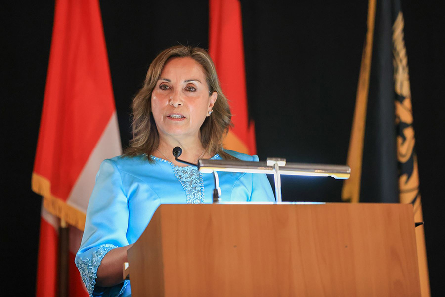 Presidenta Dina Boluarte resalta lazos entre Perú y Alemania | Videos ...